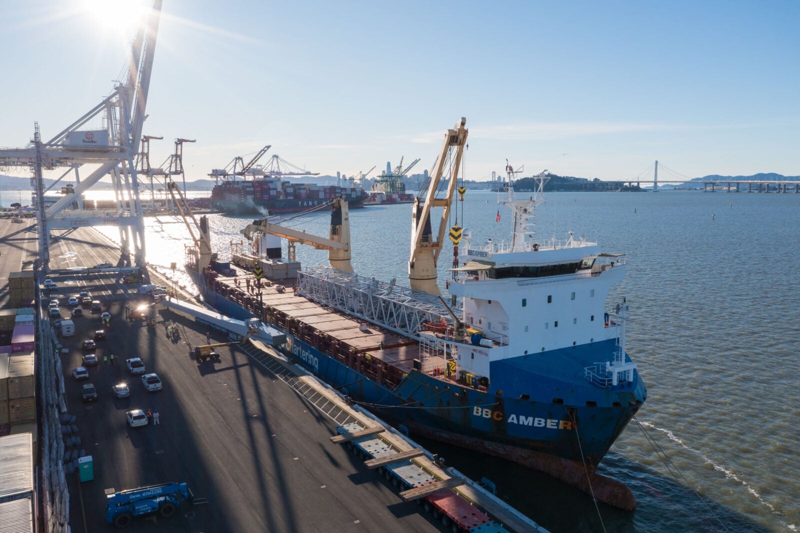 TraPac Welcomes First European-Built Ship-to-Shore Cranes on the U.S ...